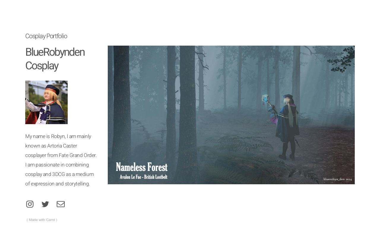 BlueRobynden Cosplay Portfolio